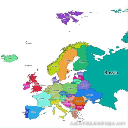 Custom Labeled Maps – Editable & Printable in PDF, JPG, PNG, SVG, AI